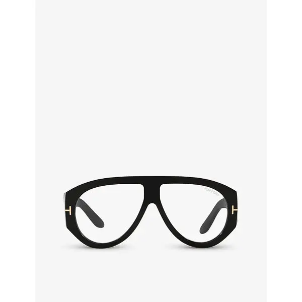TOM FORD Ft5958-b Pilot-frame Acetate Glasses