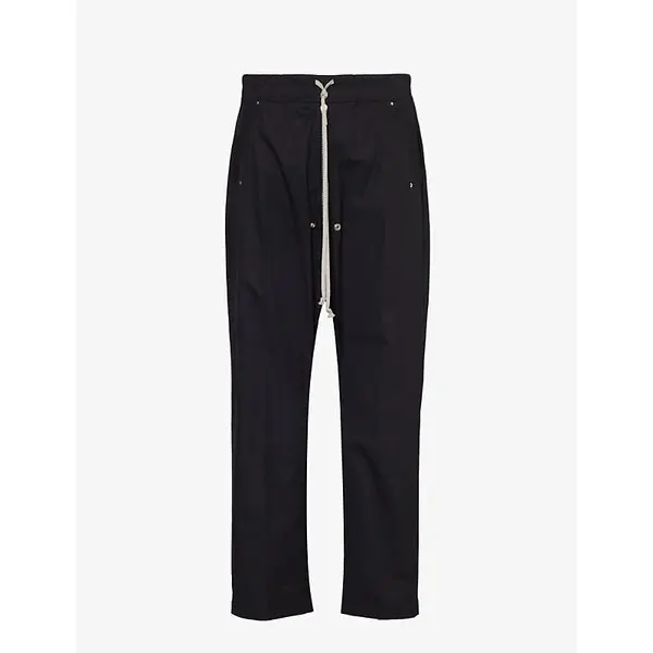 Rick Owens Straight-leg Stretch-cotton Trousers