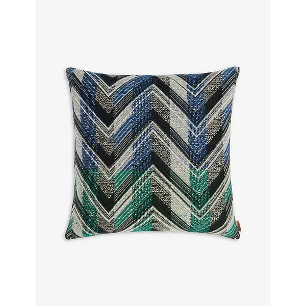 Missoni Brent Chevron-striped Wool Cushion 40cm X 40cm - One-color