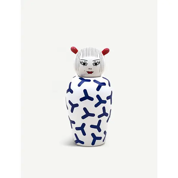 SELETTI Le Canopie Zoe Porcelain And Dolomite Vase