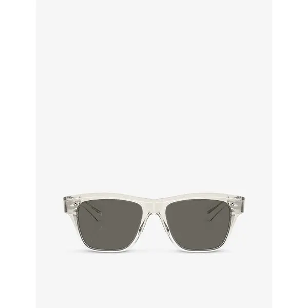 Oliver Spencer Oliver Sixties Sun Pillow-frame Sunglasses - Grey