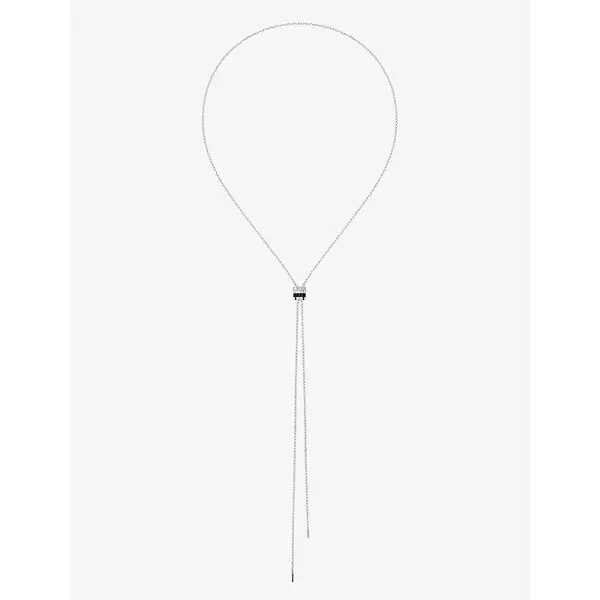 Boucheron Quatre Black Edition Small Tie Necklace - White Gold