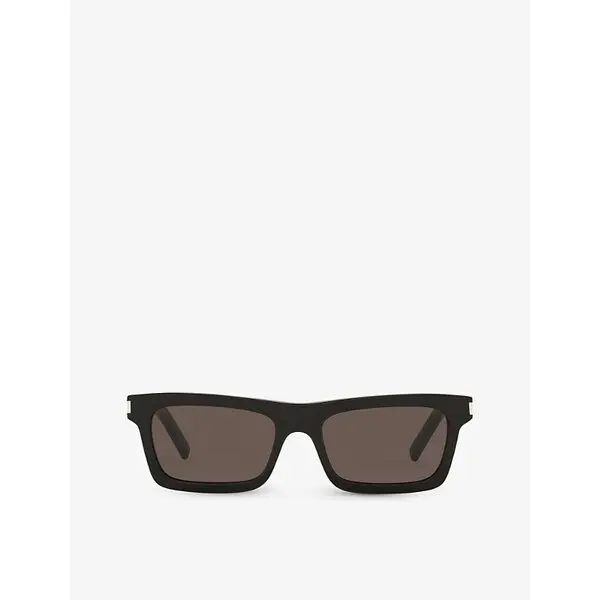 Saint Laurent Sl 461 Betty Rectangle-frame Sunglasses - Black