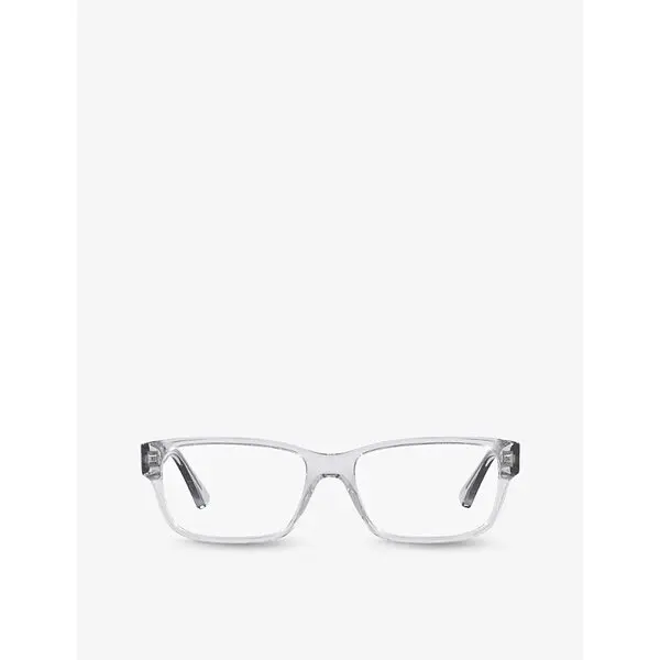 Prada Pillow-frame Acetate Optical Glasses - Grey