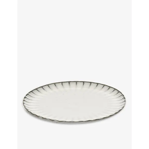 SERAX Inku Stoneware Plate 21cm - One-color