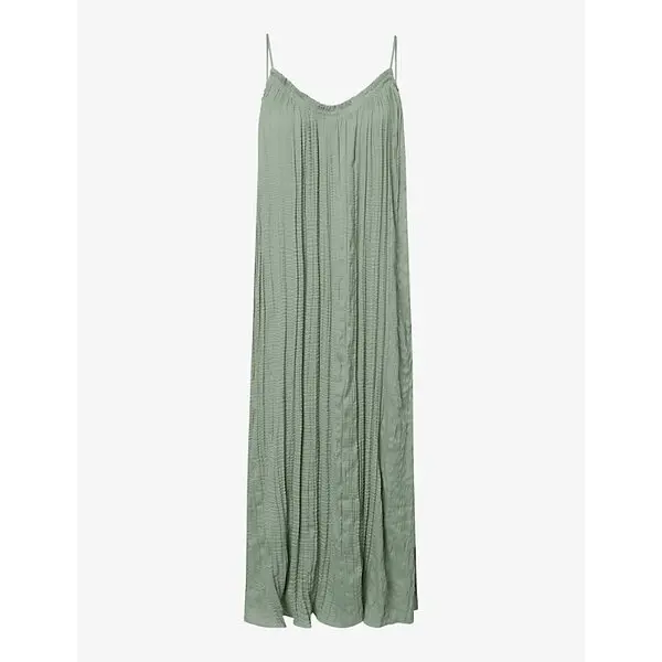 TWIST & TANGO Textured-weave Polyester Maxi Dress - Mint