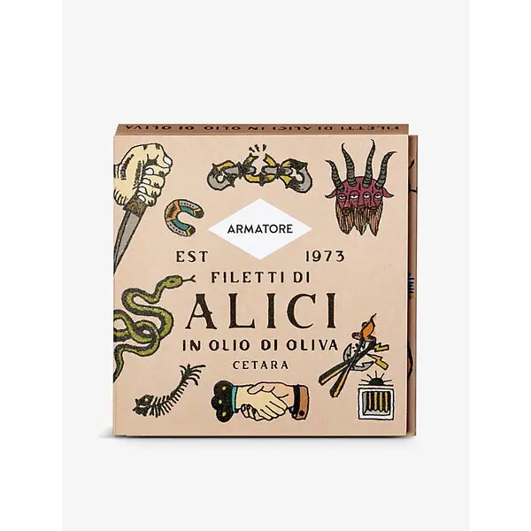 ARMATORE Cetara Anchovy Fillets Tinned Fish In Olive Oil 90g