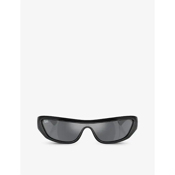 Ray-ban Irregular-frame Acetate Sunglasses - Black