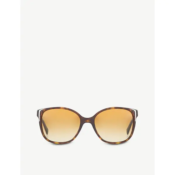 Prada Pr01os Square Sunglasses Havana Editorialist