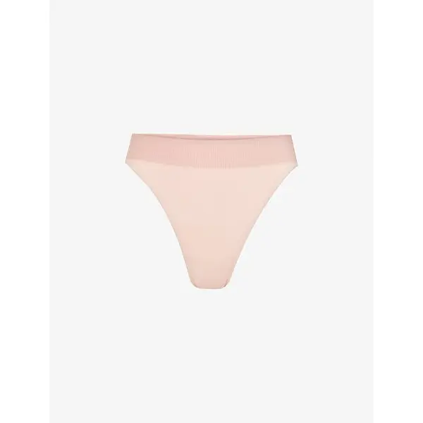 SLOGGI Ever Infused High-leg Stretch-woven Briefs - Foggy Mauve