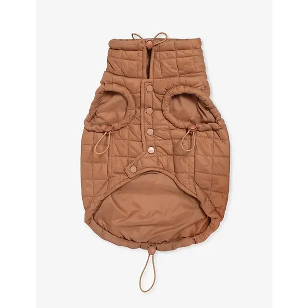 MAXBONE Quilted Woven Dog Jacket - Camel