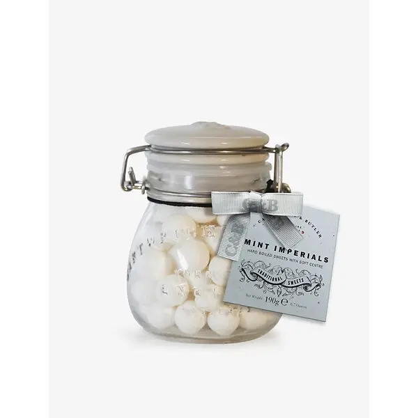 CARTWRIGHT & BUTLER Mint Imperials Sweets In Jar 190g