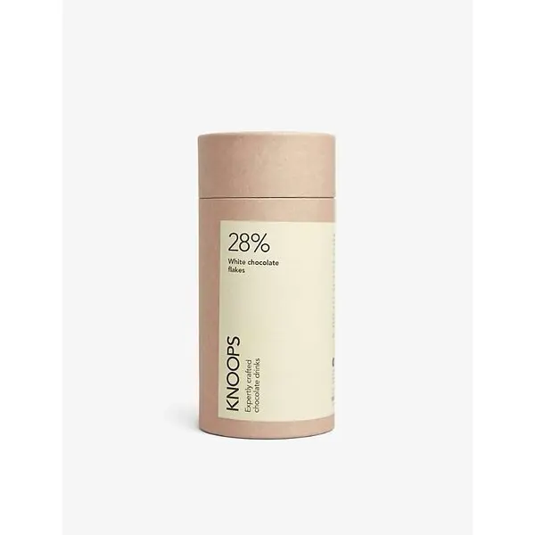 KNOOPS 28% White Hot Chocolate Flakes 250g - One-color