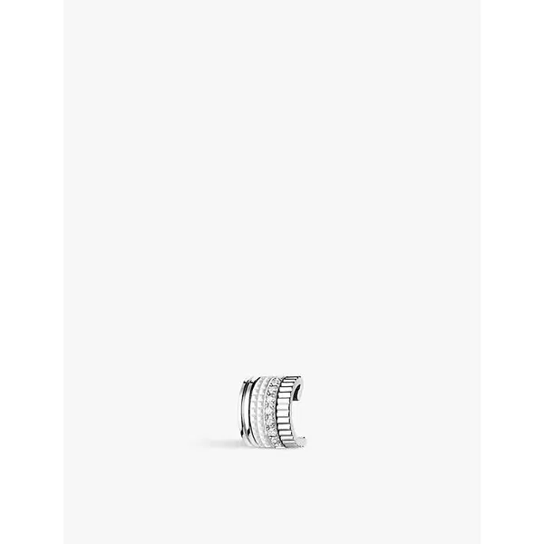 Boucheron Quatre Double White Diamond Earring - White Gold
