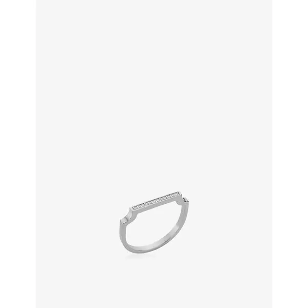 Monica Vinader Signature Thin Diamond Ring