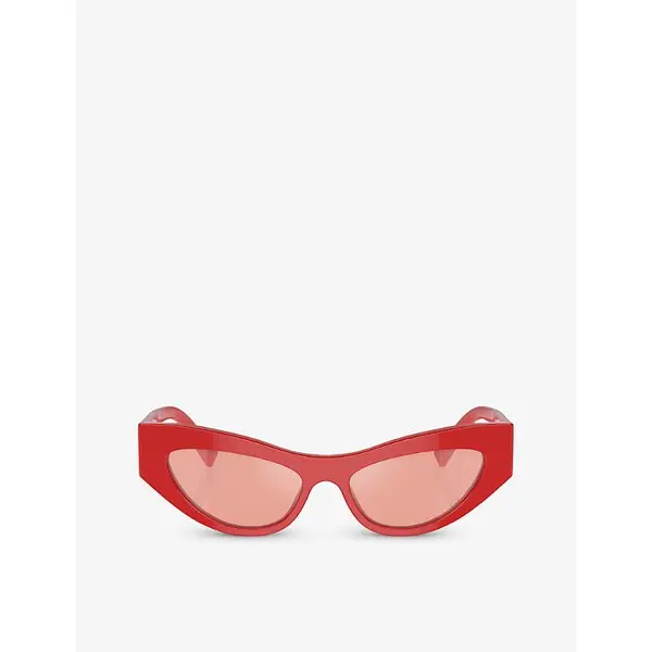 Dolce & Gabbana Cat-eye Frame Acetate Sunglasses