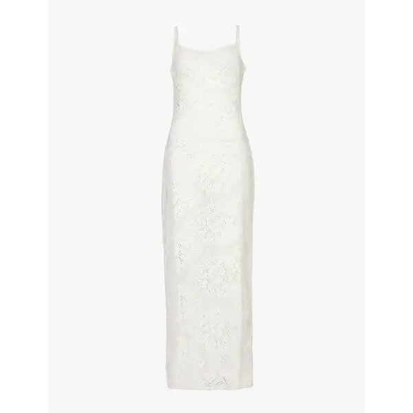 white christmas dresses Rat & Boa Rainbow Crochet Dress 