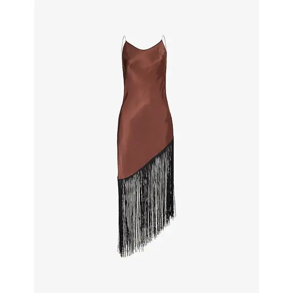 bec and bridge brown and black dress Bec & Bridge Kailani Asym Dress