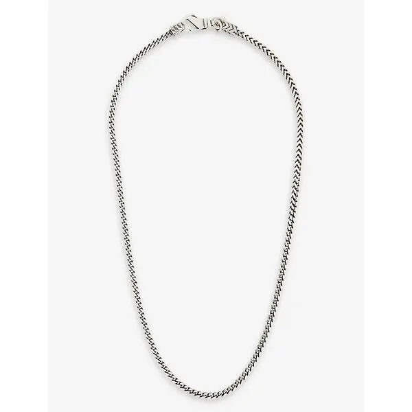 Emanuele Bicocchi Square Fargo Chain Sterling Necklace - Silver