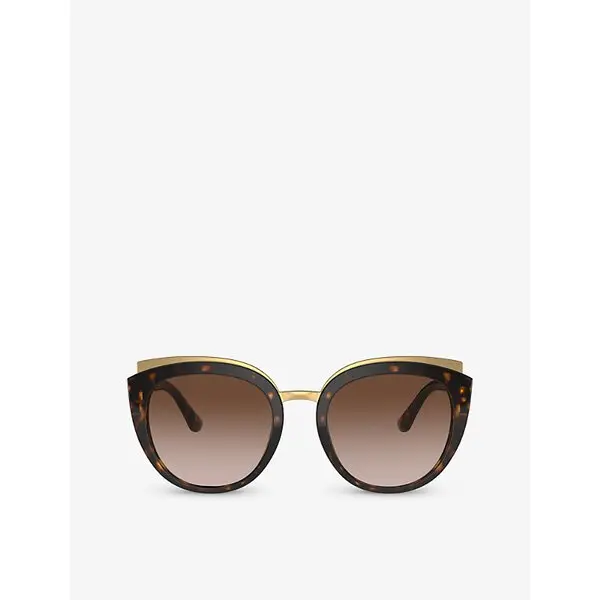 Dolce & Gabbana Butterfly-frame Acetate Sunglasses
