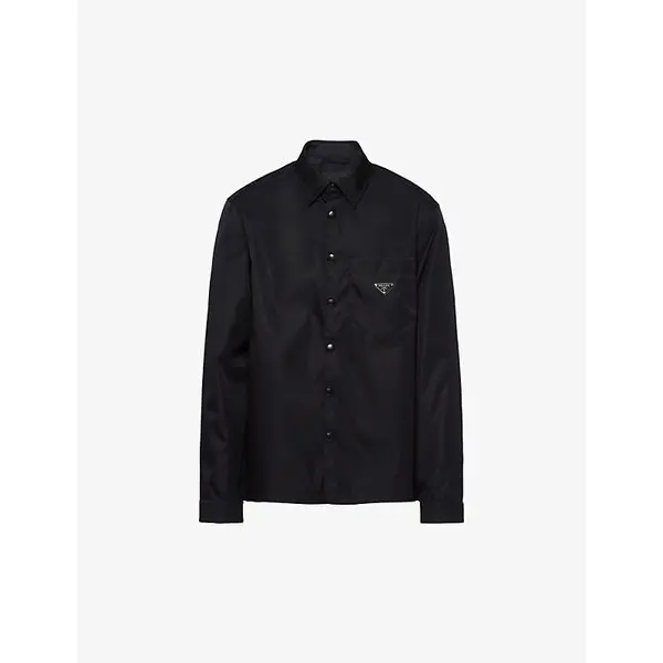 Prada Re-nylon Brand-plaque Polyamide Shirt