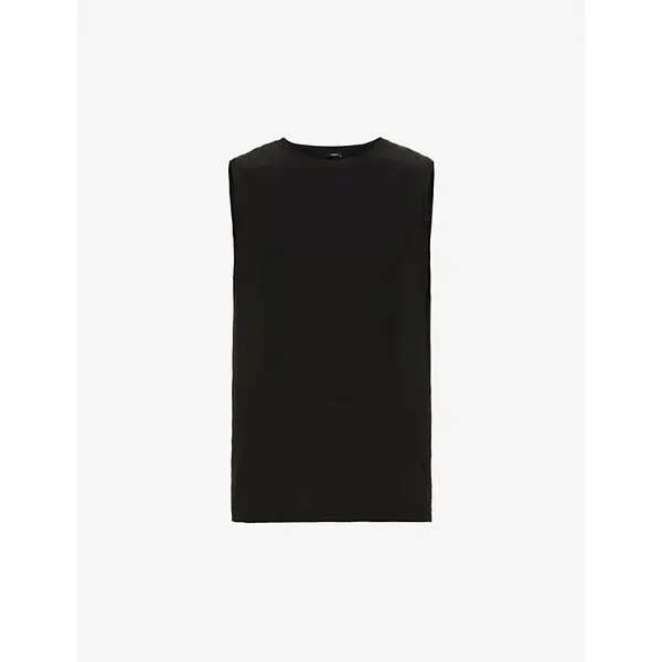 JOSEPH Sleeveless Silk Blouse - Black