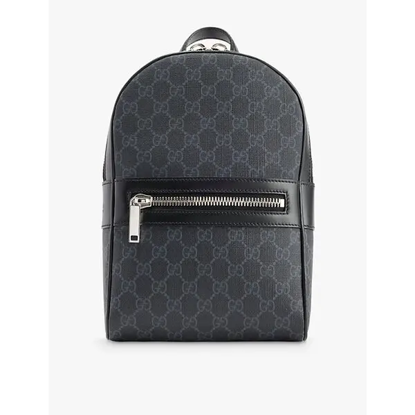 Gucci Monogram Canvas Cross-body Bag With Top Handle