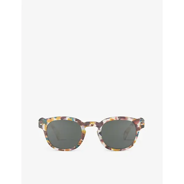 IZIPIZI C Square-framed Sunglasses - Blue Tortoise