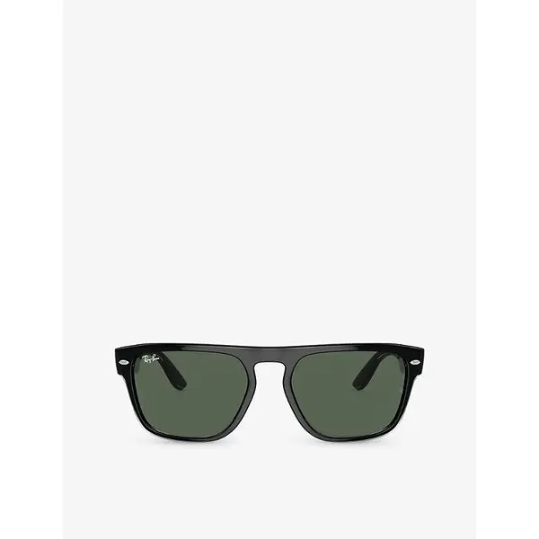 Ray-ban Square-frame Injected Sunglasses - Black