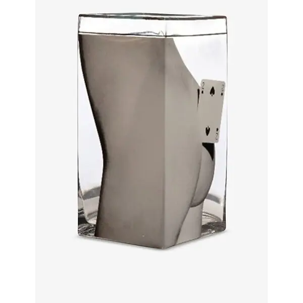 SELETTI Wears Toiletpaper Two Of Spades Glass Vase 30cm - One-color