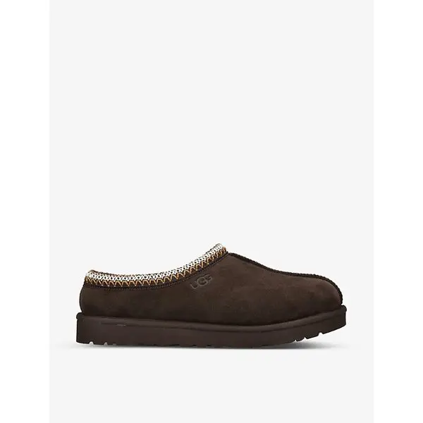 UGG Tasman Contrast-stitch Suede Slippers - Brown/oth