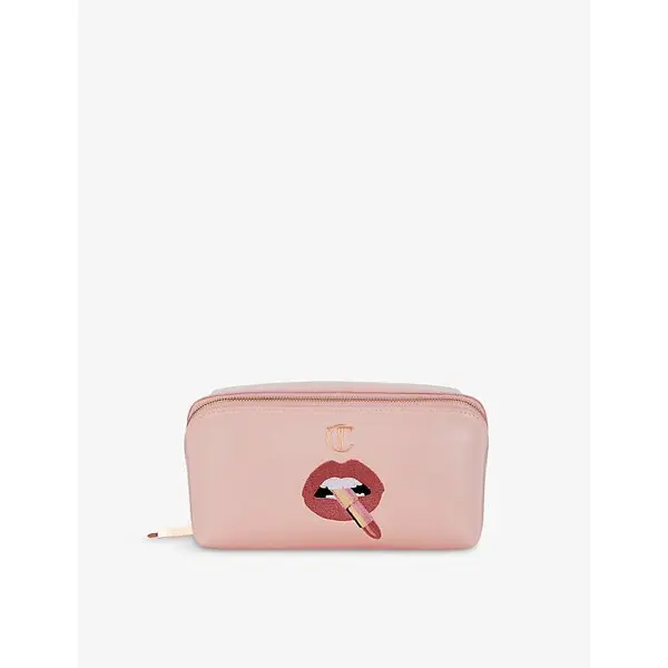 Charlotte Tilbury Pillow Talk Logo-print Woven Make-up Bag