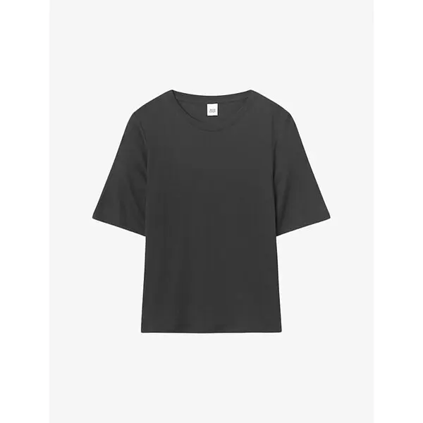TWIST & TANGO Wiley Semi Relaxed-fit Woven T-shirt - Black