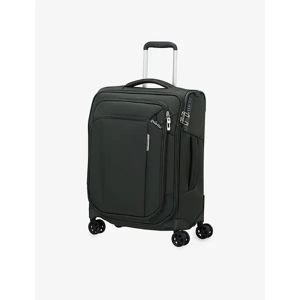 SAMSONITE Spinner Soft Case 4-wheel Cabin Suitcase 55cm - Forest Green