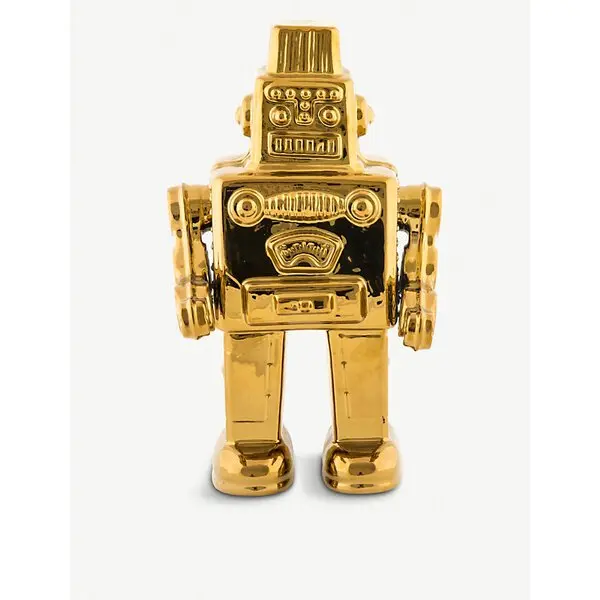 SELETTI Robot Gold-toned Ornament 30cm - One-color