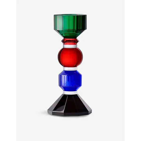 REFLECTIONS COPENHAGEN Aya Hand-cut Crystal Candlestick Holder