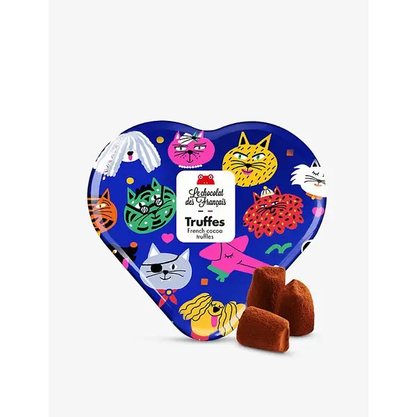 LE CHOCOLAT DES FRANCAIS Dark Chocolate Truffle Tin Of Five