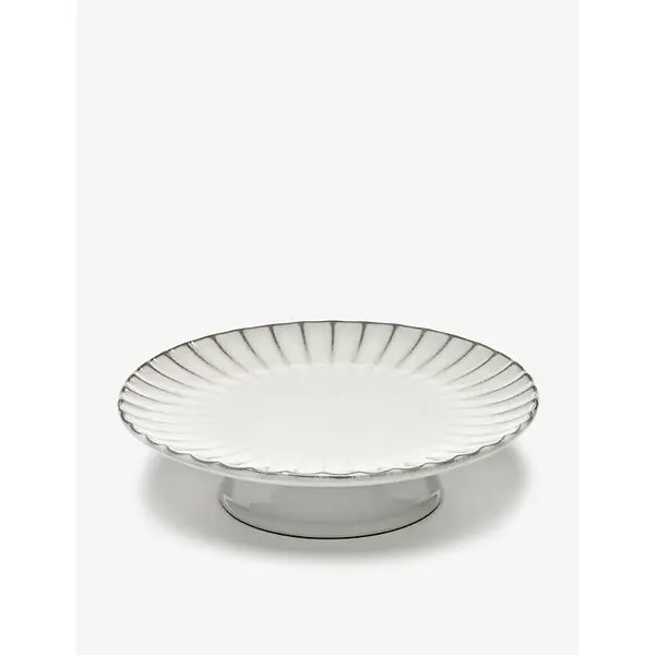 SERAX Inku Stoneware Cake Stand 24cm
