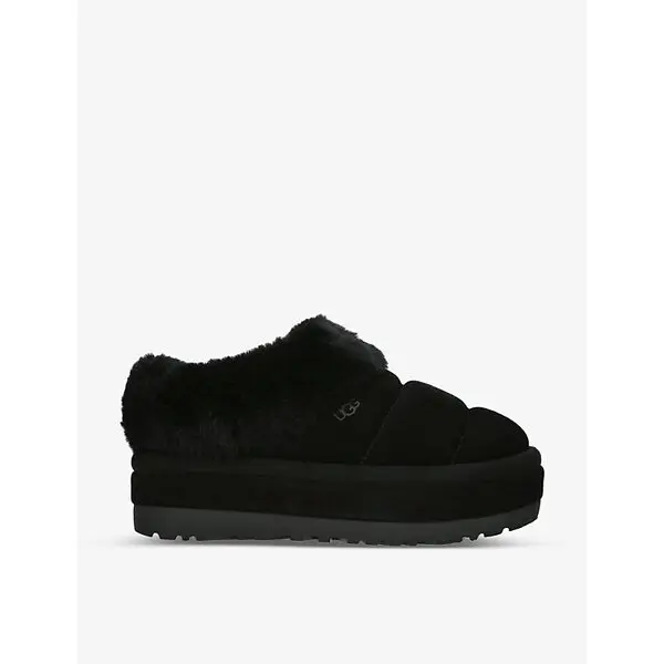 UGG Logo-embroidered Suede And Shearling Ankle Boots