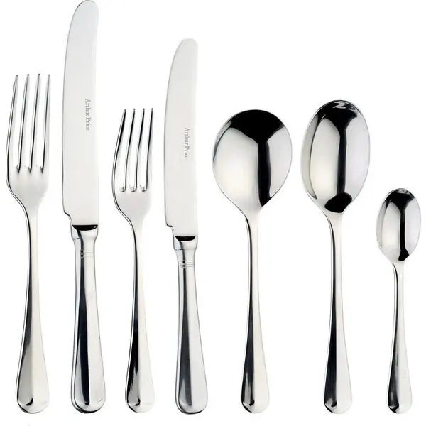 ARTHUR PRICE Rattail 7-piece Stainless Steel Place Setting