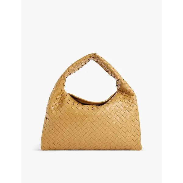Bottega Veneta Hop Small Shoulder Bag - Dark Praline-m Brass