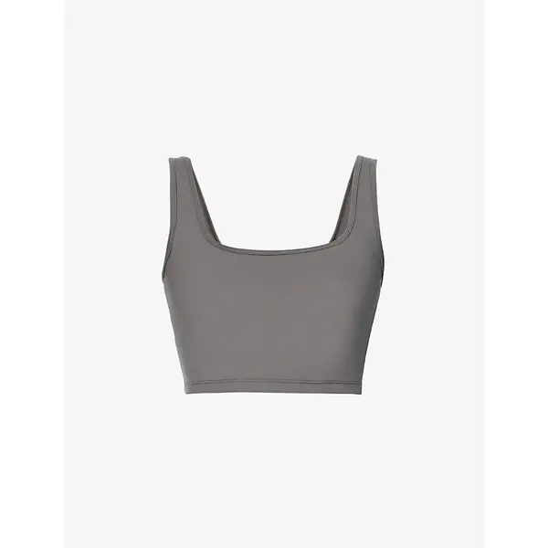 ADANOLA Core Square-neck Stretch-woven Bra