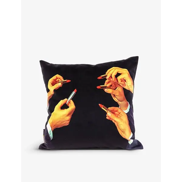 SELETTI Wears Toiletpaper Lipstick Cushion Cover 50cm X 50cm - One-color