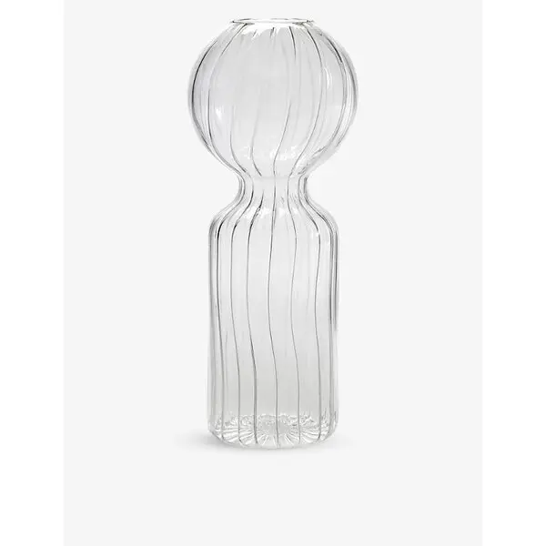 SERAX Iki Doll Rounded Borosilicate-glass Vase 25cm