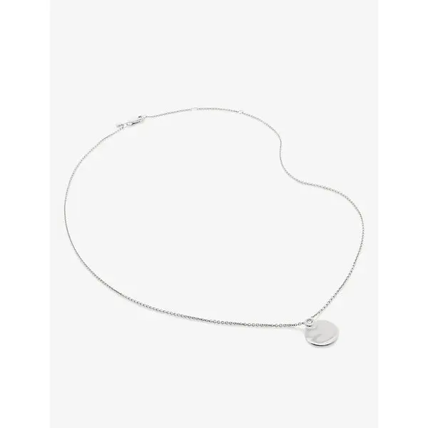 Monica Vinader Lab Grown Diamond And Pendant Necklace