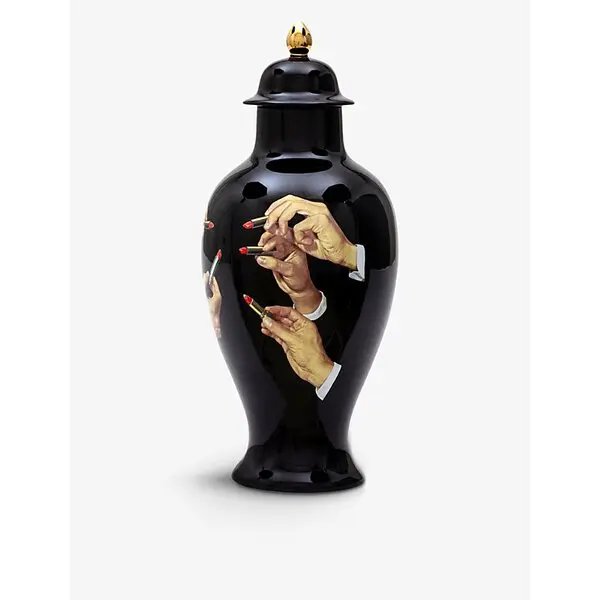 SELETTI Wears Toiletpaper Lipsticks Porcelain Vase 46.5cm - One-color