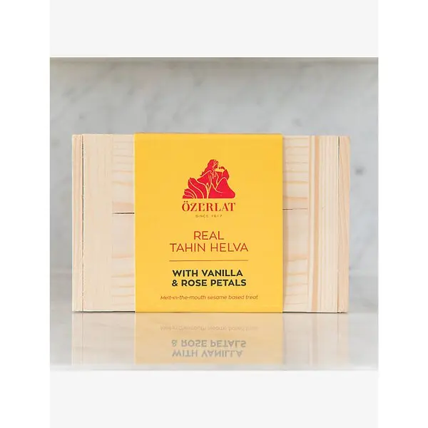OZERLAT Tahin Helva With Vanilla And Rose Petals 300g