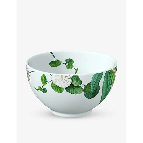 VILLEROY & BOCH Avarua Leaf-print Porcelain Rice Bowl 11.3cm
