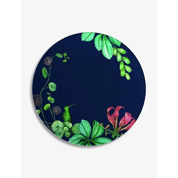 VILLEROY & BOCH Avarua Leaf-print Porcelain Dessert Breakfast Plate 21.9cm - One-color
