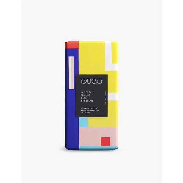 COCO CHOCOLATIER Isle Of Sky 61% Sea Salted Dark Chocolate Bar 80g